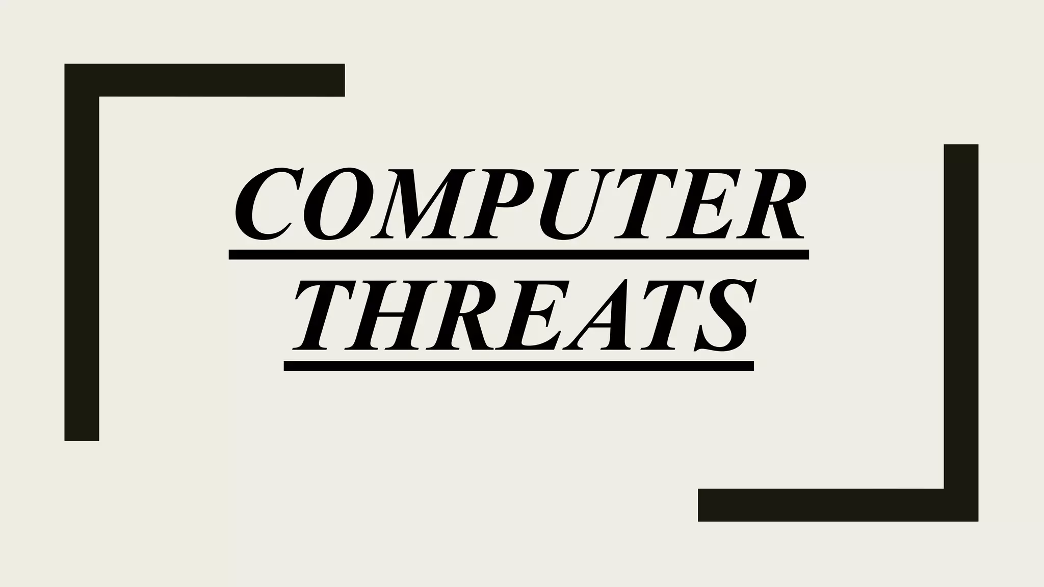 Computer Threat.pdf | Email | Internet