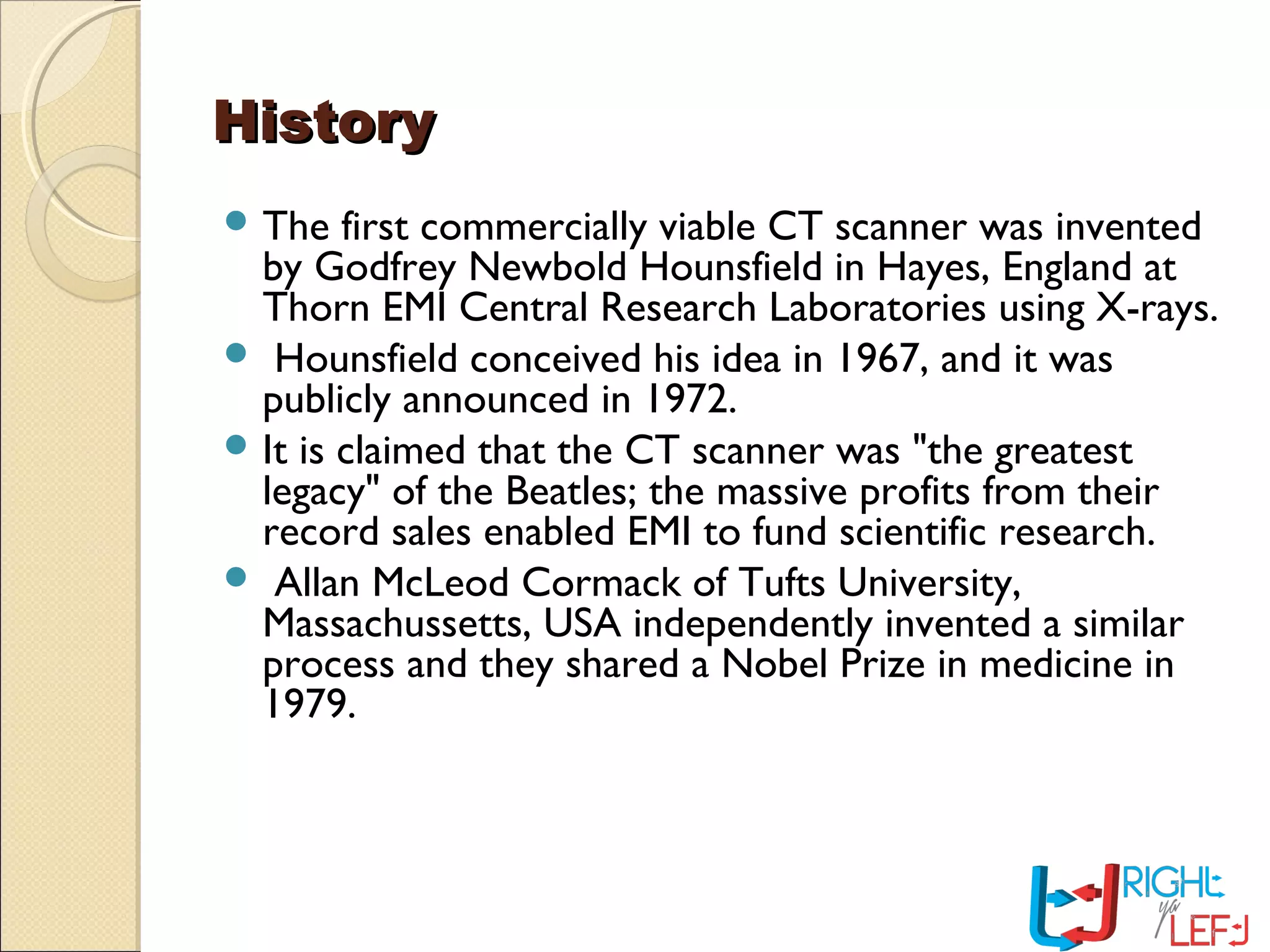 Computer Tomography (CT Scan) | PPT