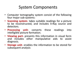 BASICS OF WORKING OF COMPUTER TOMOGRAPHY | PDF | Medical Tests ...