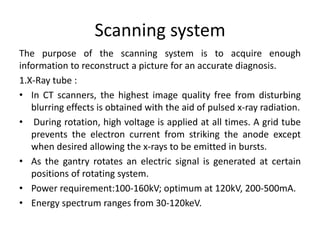 BASICS OF WORKING OF COMPUTER TOMOGRAPHY | PDF | Medical Tests ...
