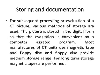 BASICS OF WORKING OF COMPUTER TOMOGRAPHY | PDF | Medical Tests ...
