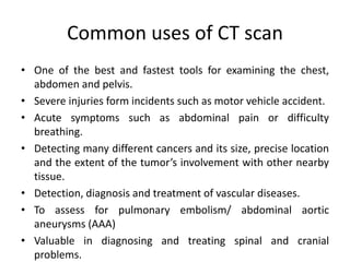 BASICS OF WORKING OF COMPUTER TOMOGRAPHY | PDF