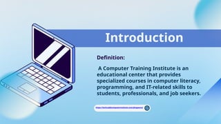 Computer Training Institute In Phagwara | PPTX