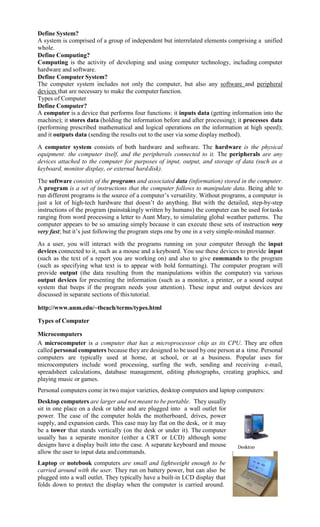 Computer Types according structure .docx