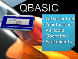 Computer (Q BASIC) | PPT