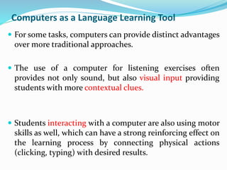 Computer use in the esl classroom | PPTX | Internet for Beginners ...