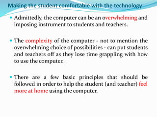 Computer use in the esl classroom | PPTX | Internet for Beginners ...