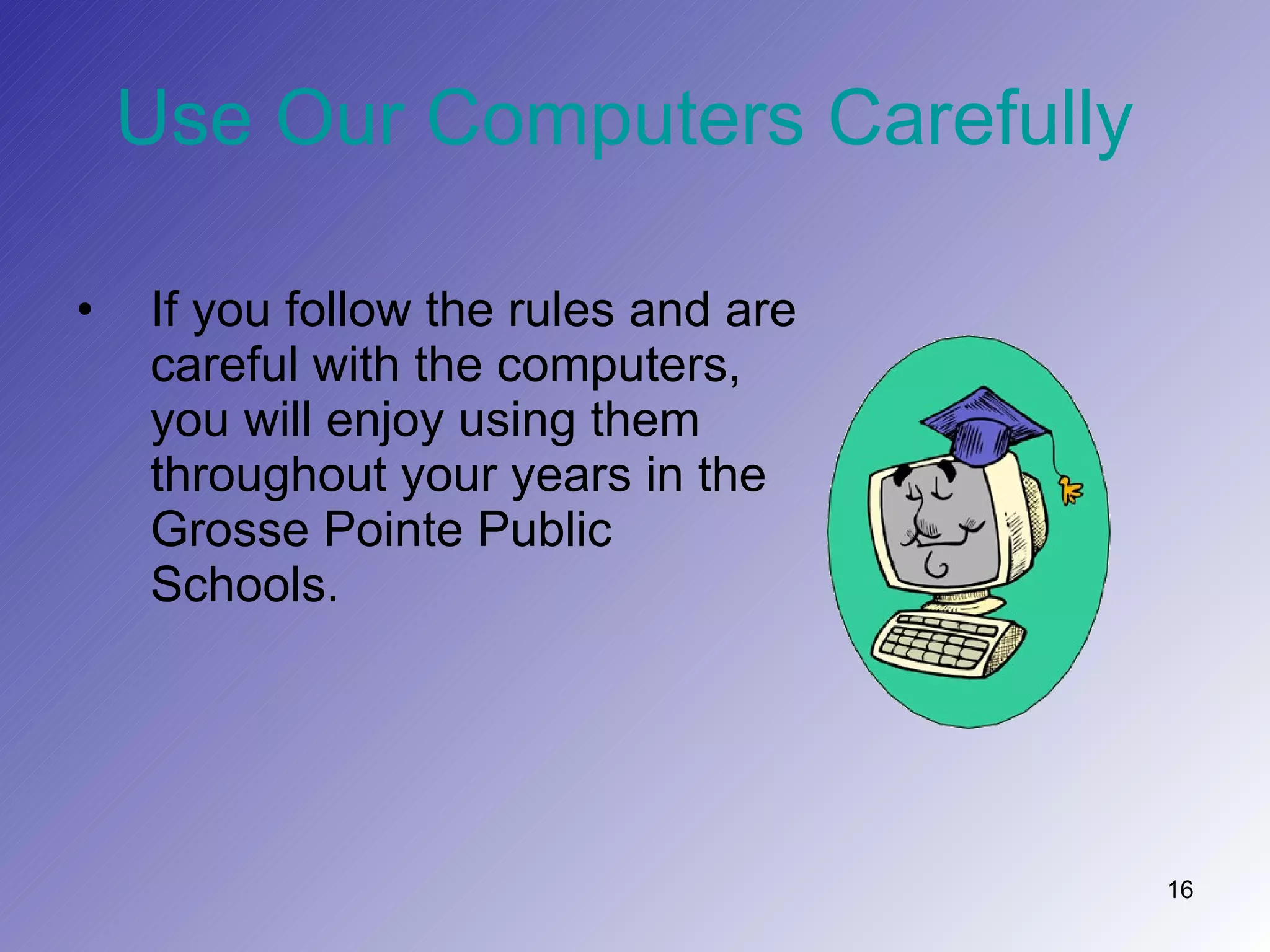 Computer use slideshow 3 5 final 2008 | PPT