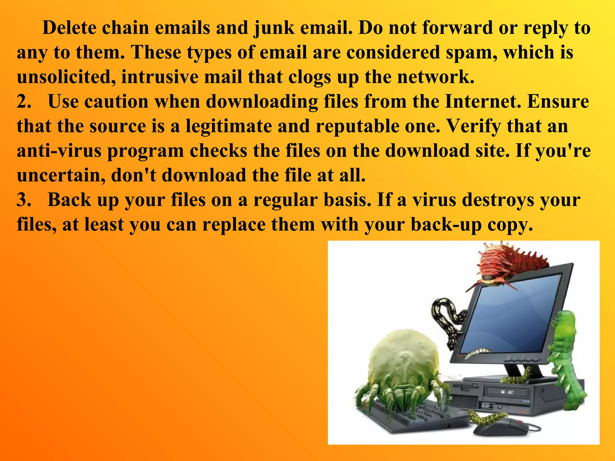 Computer virus | PPT | Operating Systems | Computer Software and Applications