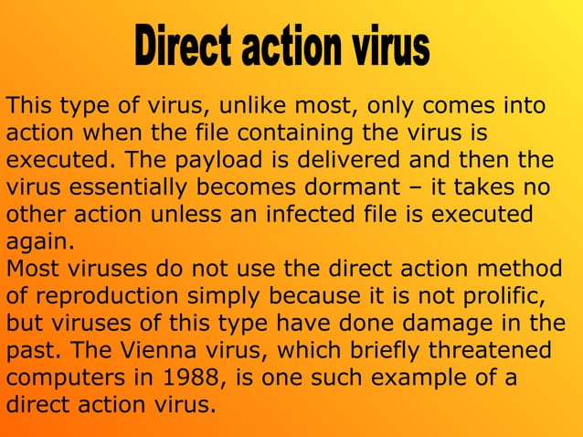 Computer virus | PPT | Operating Systems | Computer Software and Applications