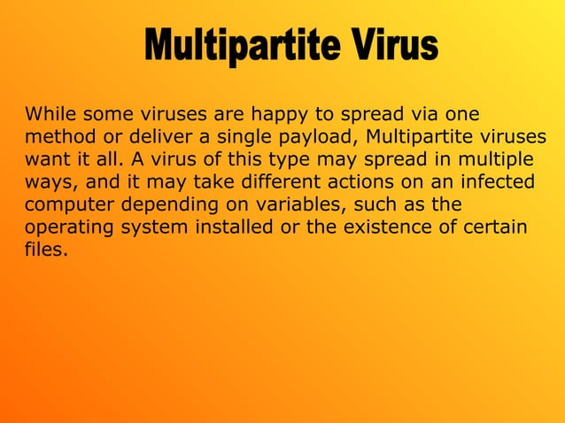 Computer virus | PPT | Operating Systems | Computer Software and Applications