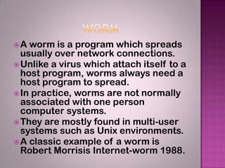 Computer virus (Microsoft Powerpoint) | PPTX | Operating Systems ...