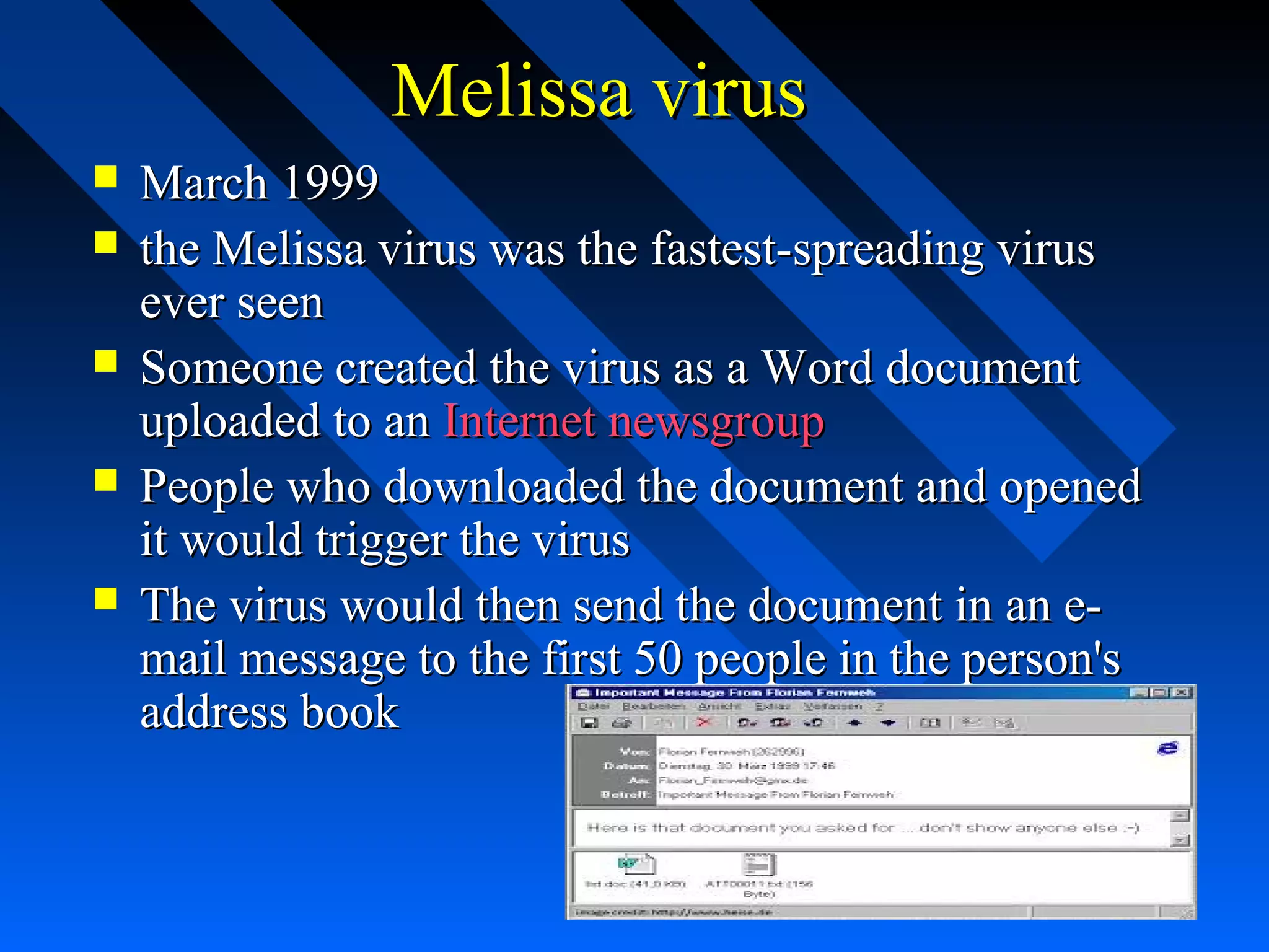 Computer virus | PPT | Operating Systems | Computer Software and Applications