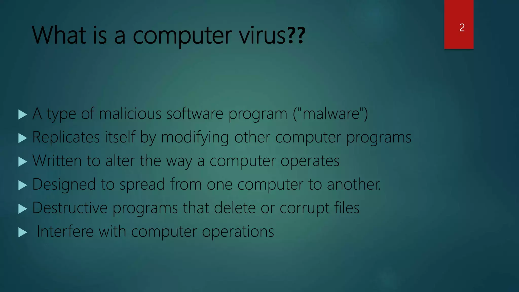 Computer virus | PPTX