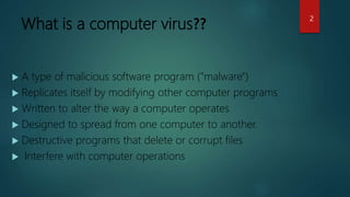 Computer virus | PPTX