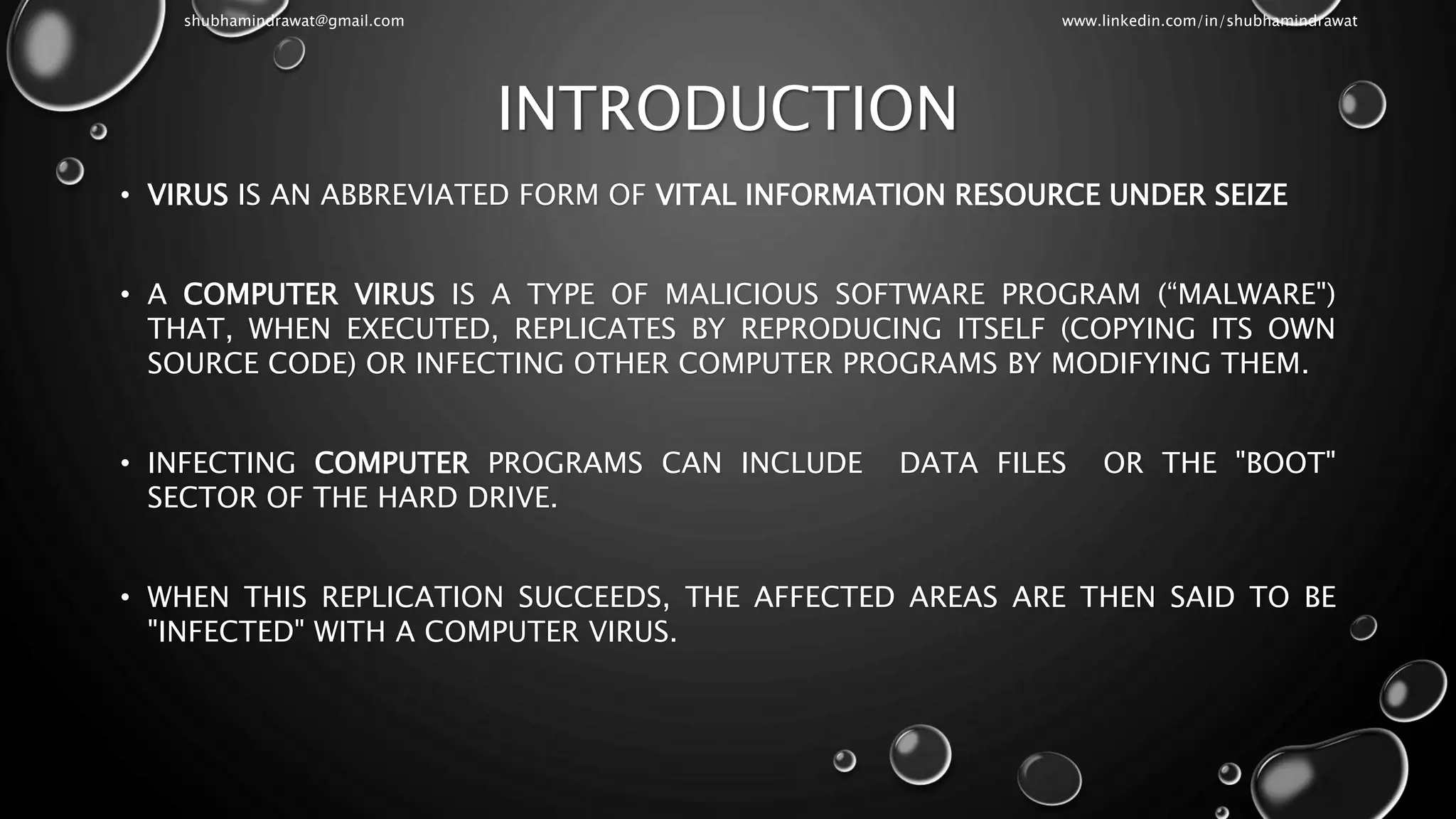Computer virus | PPTX | Email | Internet