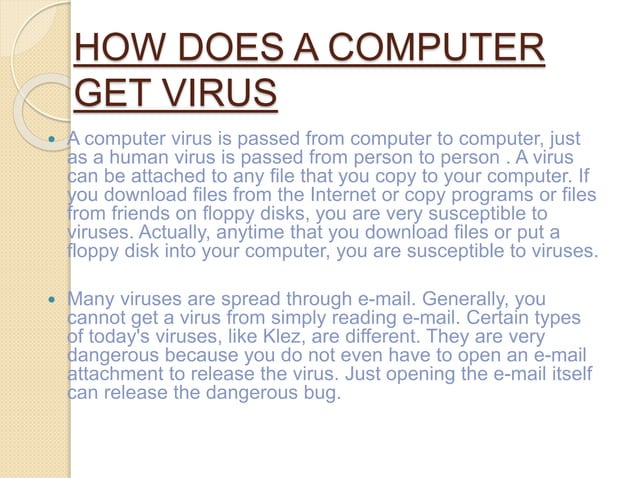 Computer virus | PPT
