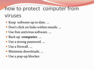 Computer virus | PPTX