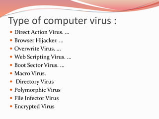 Computer virus | PPTX