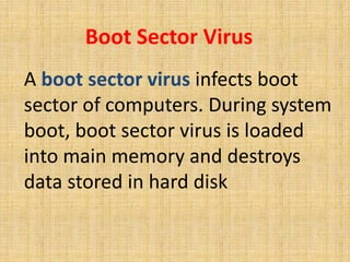 Computer virus | PPTX