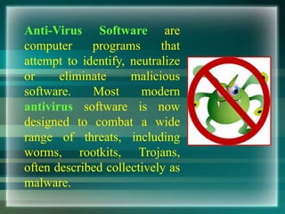 COMPUTER VIRUS affecting to computer software | PPT