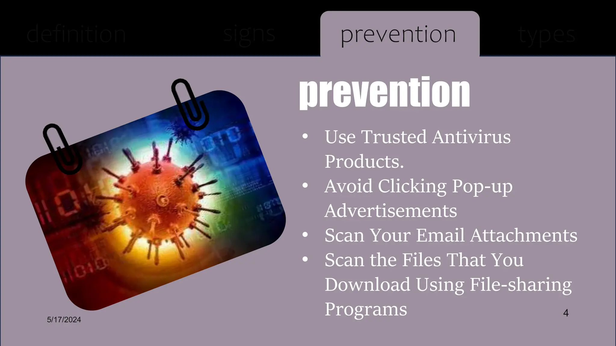 a pptx presentation file about computer viruses | PPTX | Infectious ...