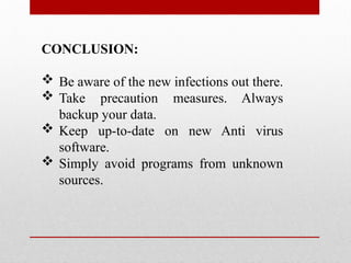 Presentation related to COMPUTER VIRUS.pptx | Operating Systems ...