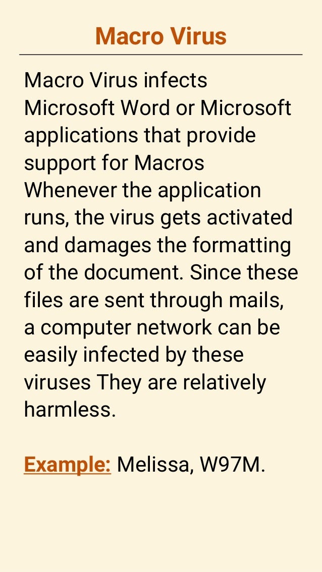 Computer Virus and its Types (Mob View) | PDF