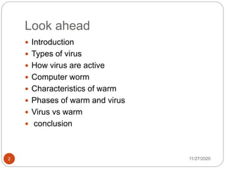 Computer virus and worms | PPTX