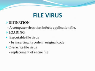 Computer viruses | PPTX
