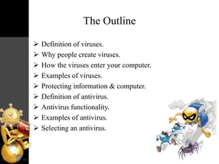 Computer viruses | PPTX | Antivirus Software | Computer Software and ...