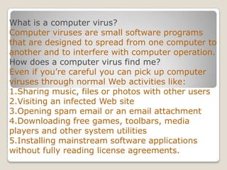 Computer viruses | PPT