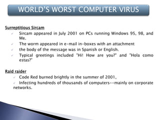 Computer Viruses | PPTX