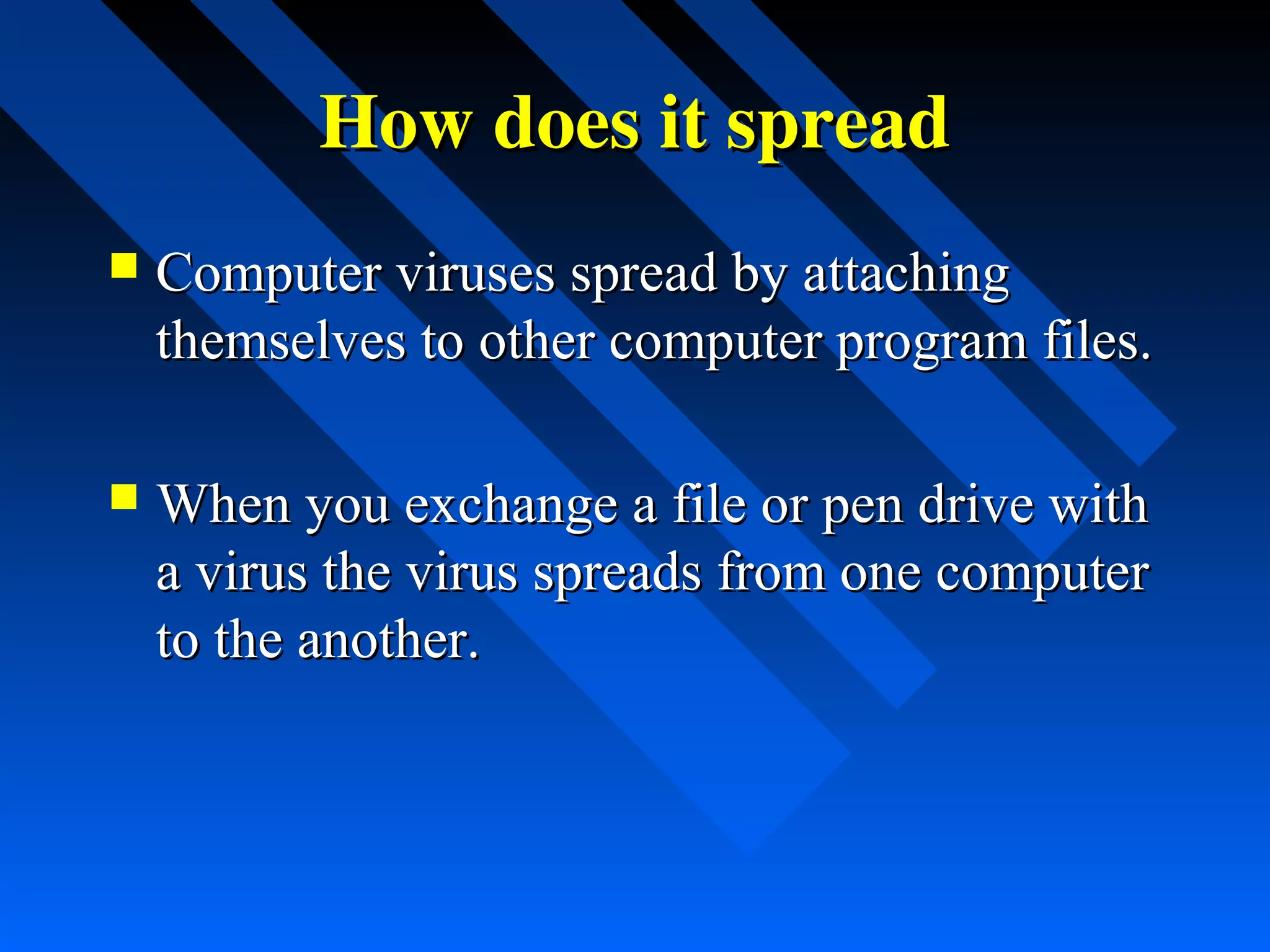 Computer viruses | PPT | Infectious Diseases | Diseases and Conditions
