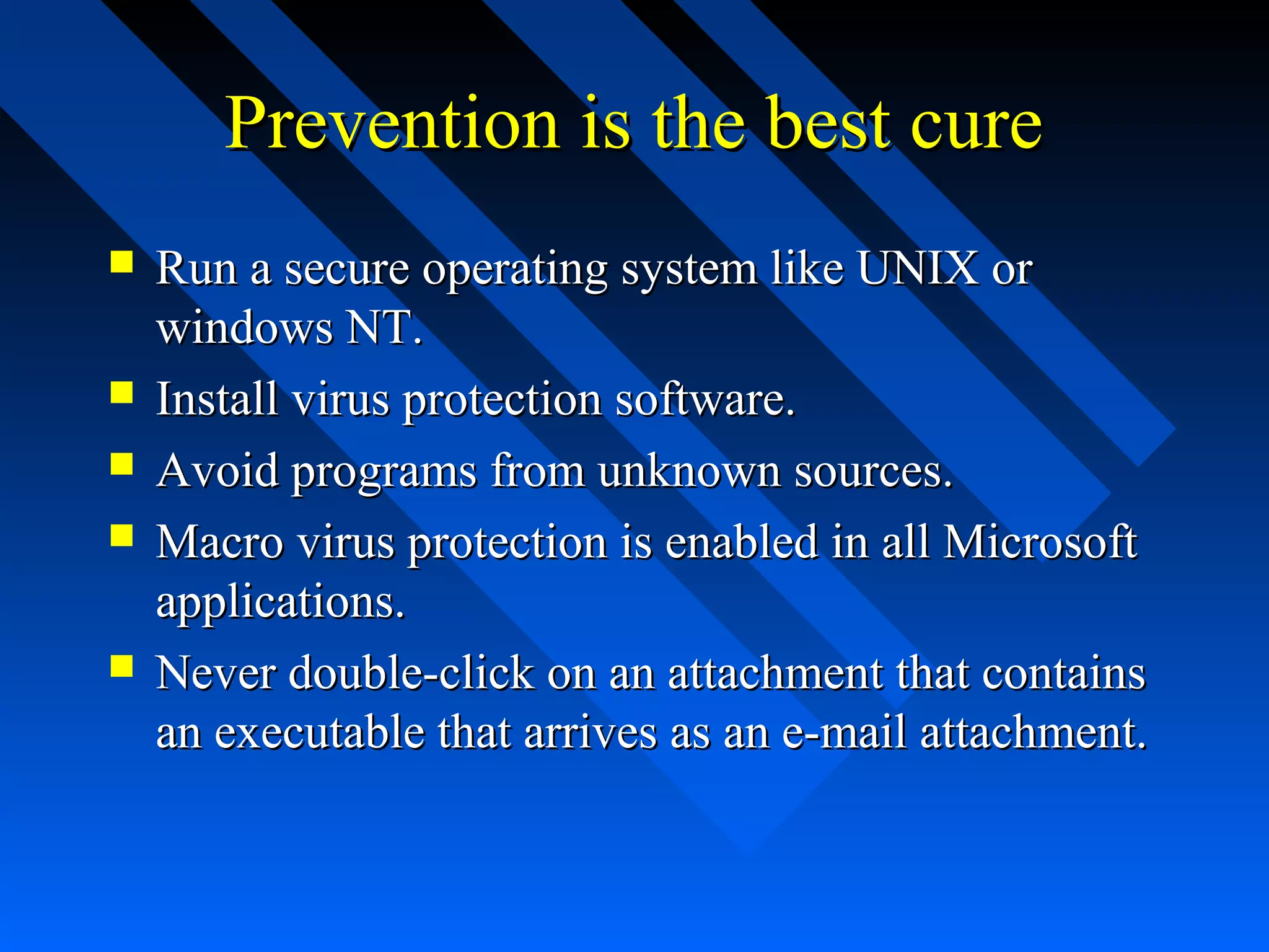 Computer viruses | PPT | Infectious Diseases | Diseases and Conditions