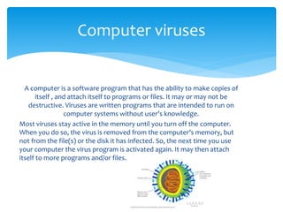 Computer viruses | PPTX