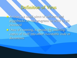 Computer viruses | PPT | Free Download