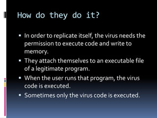 Computer viruses and its advantages.pptx | Operating Systems | Computer ...