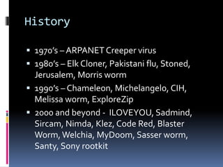 Computer viruses and its advantages.pptx | Operating Systems | Computer ...