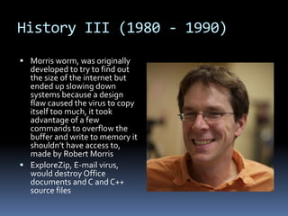 Computer viruses and its advantages.pptx | Operating Systems | Computer ...