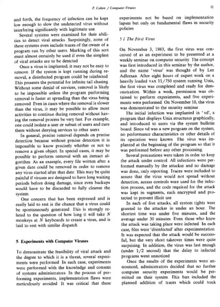 Computer viruses theory and experiments | PDF