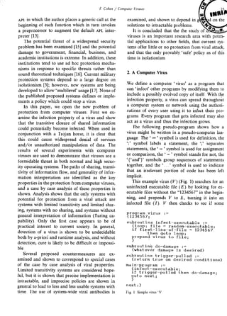 Computer viruses theory and experiments | PDF