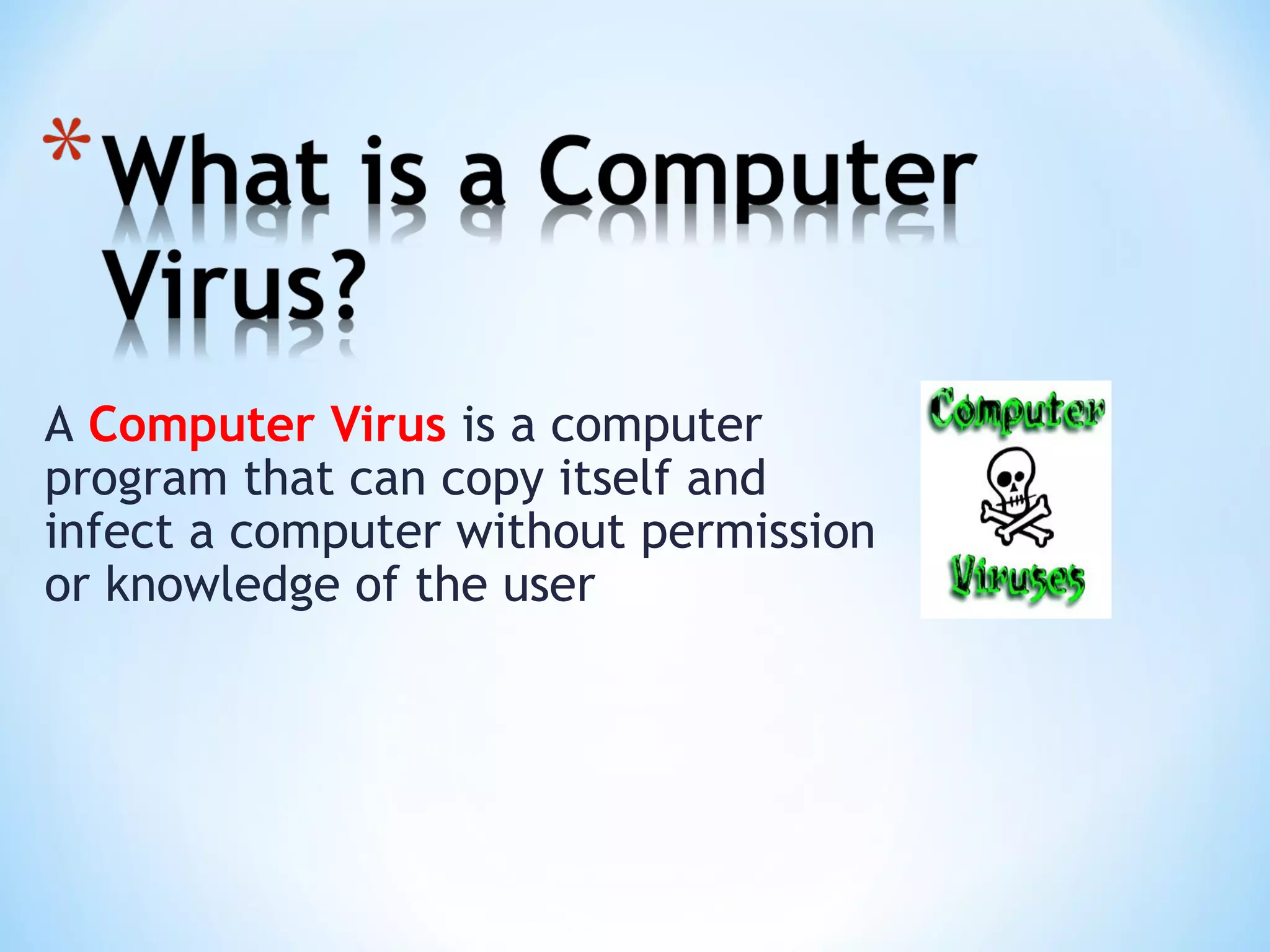 Computer viruses and antiviruses PPT | PPT