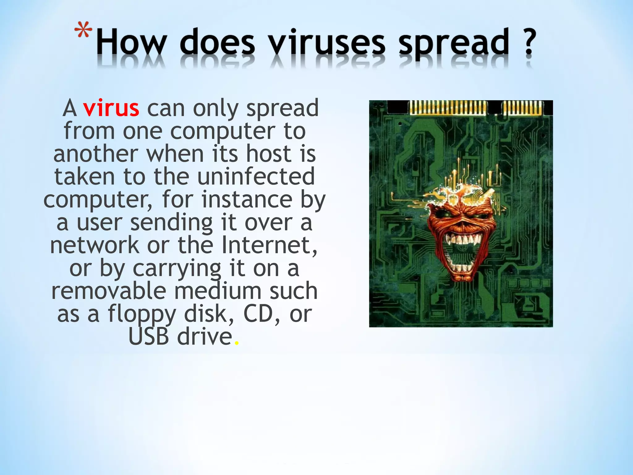 Computer viruses and antiviruses PPT | PPT