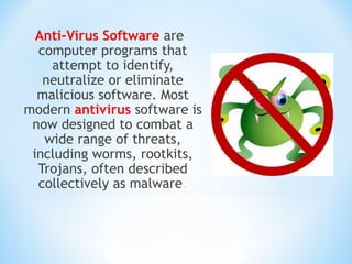 Computer viruses and antiviruses PPT | PPT