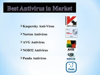Computer viruses and antiviruses PPT | PPT | Operating Systems | Computer Software and Applications