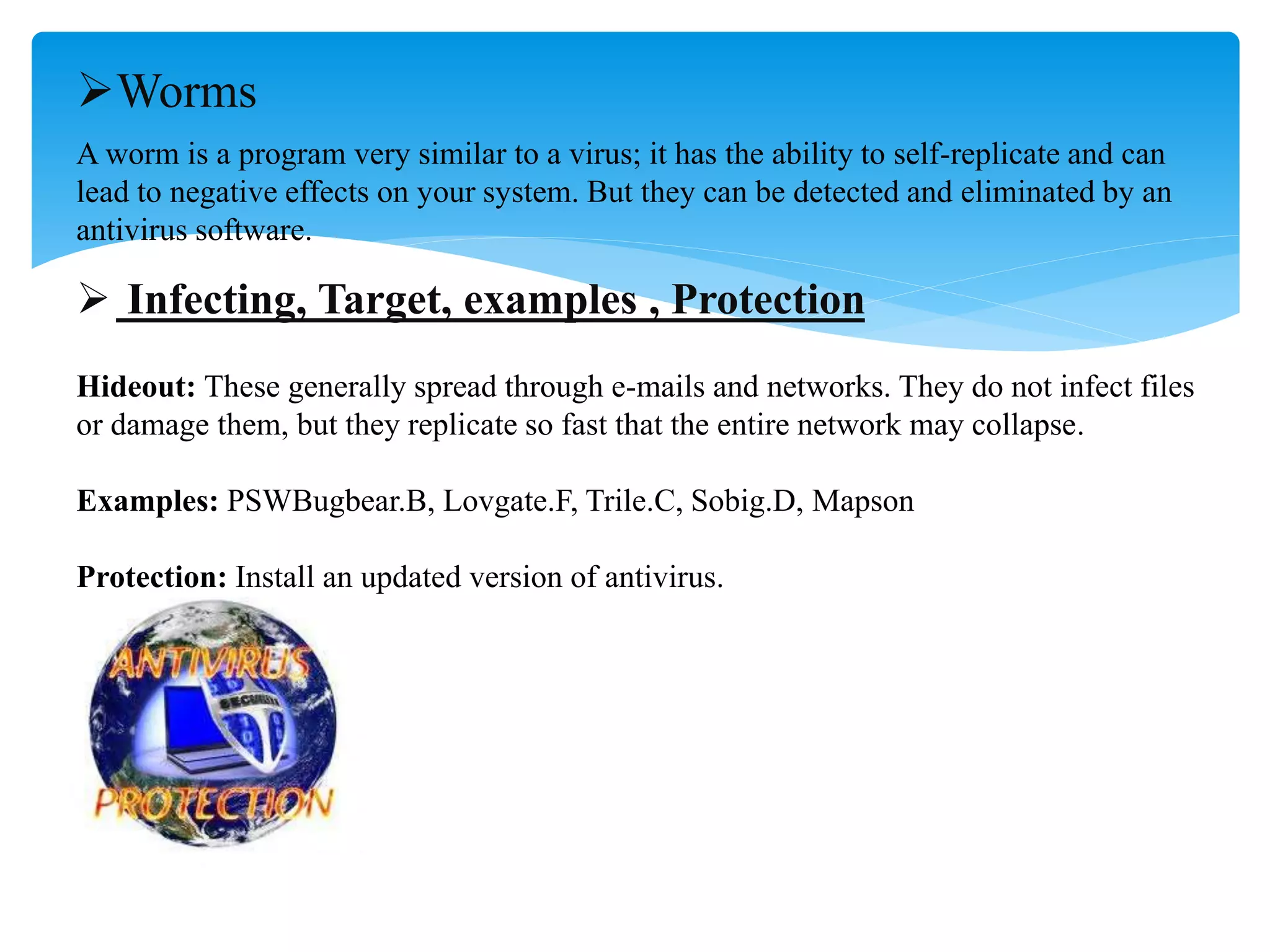 Computer viruses and prevention techniques | PPTX