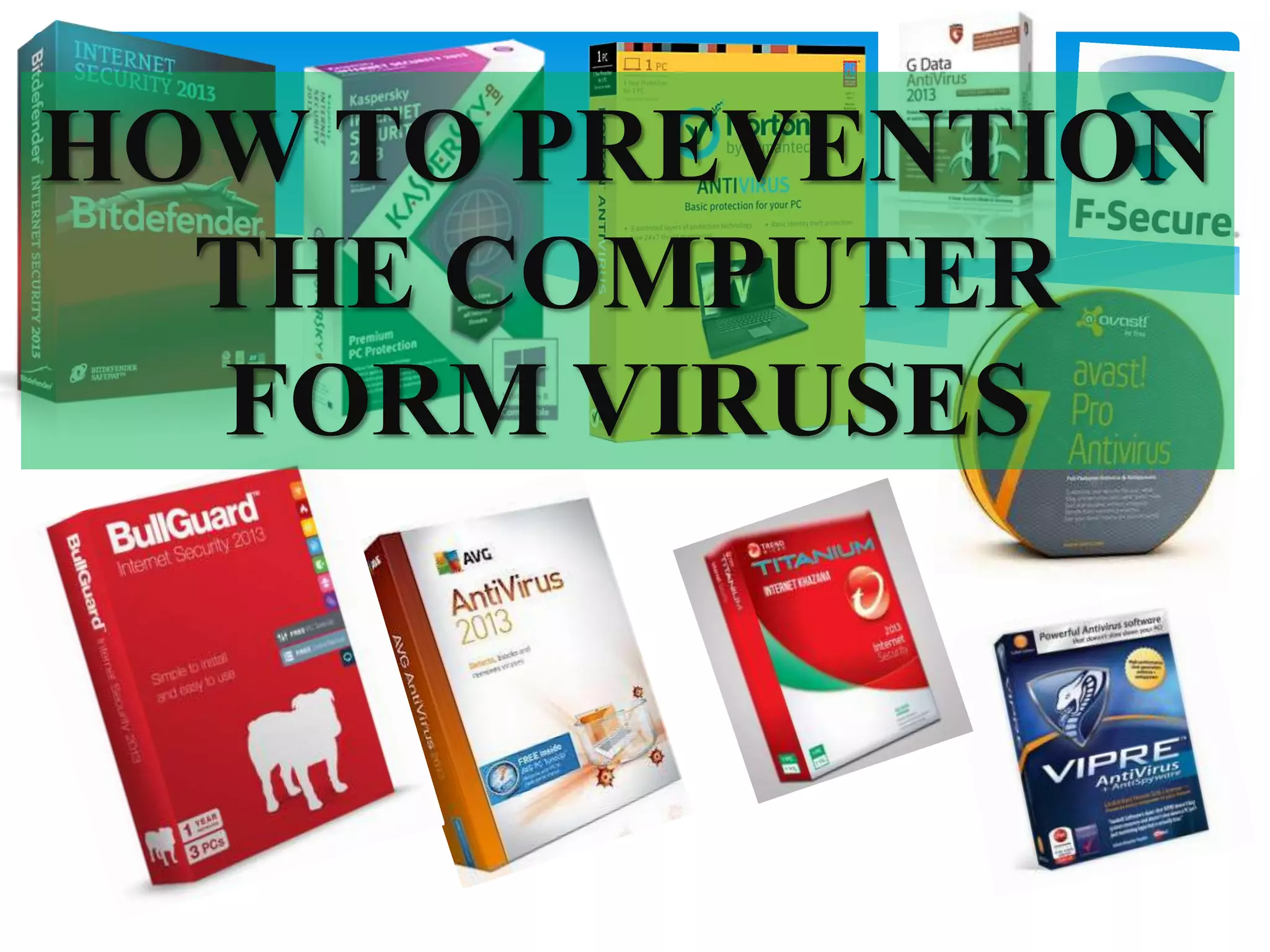 Computer viruses and prevention techniques | PPTX