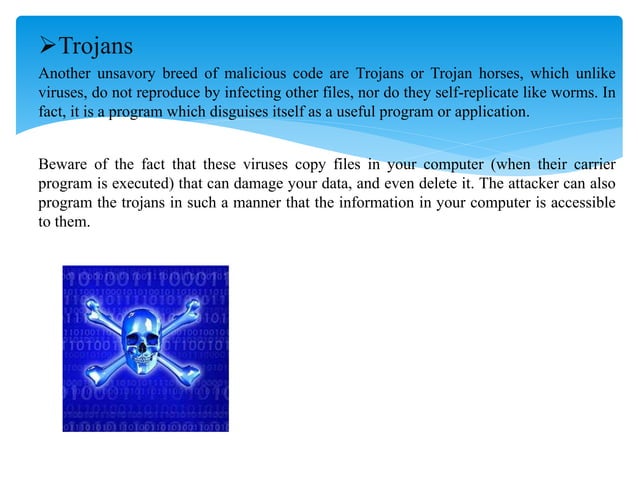 Computer viruses and prevention techniques | PPTX