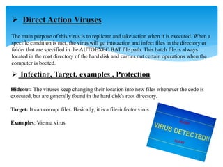 Computer viruses and prevention techniques | PPTX